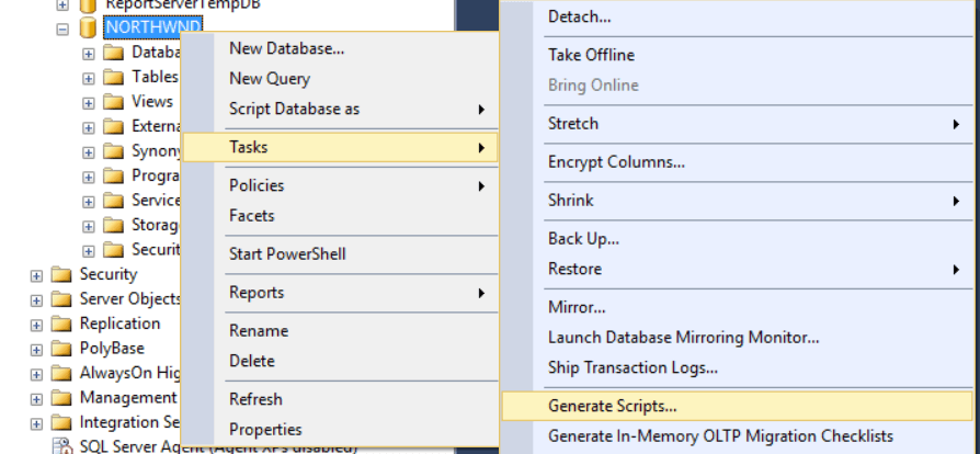 Creating a SQL Database Project For Isolated Development