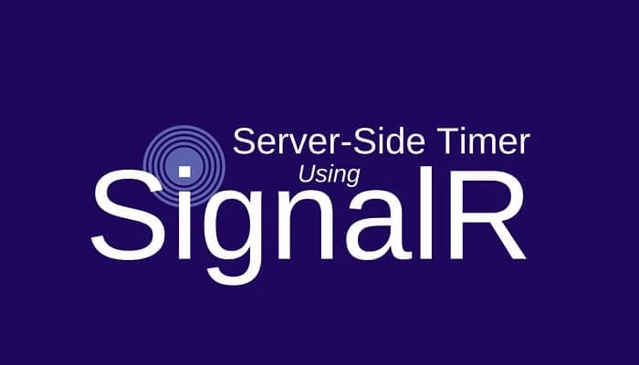 Signalr Server Side Timer
