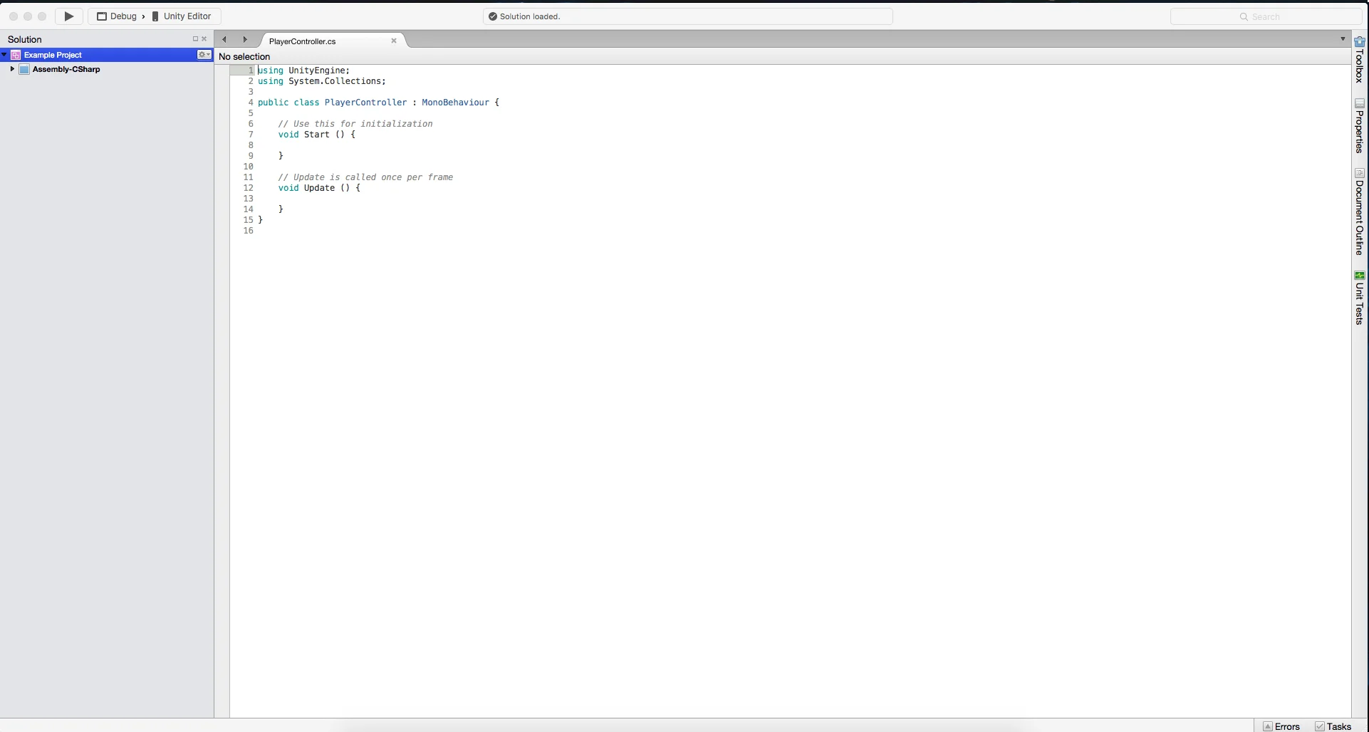 Controlling Unity3D Using C#, Part 2 | Keyhole Software