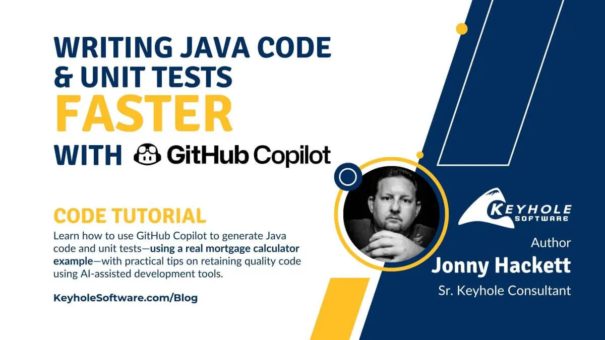Writing Java Code And Unit Tests Faster With Github Copilot Keyhole Software