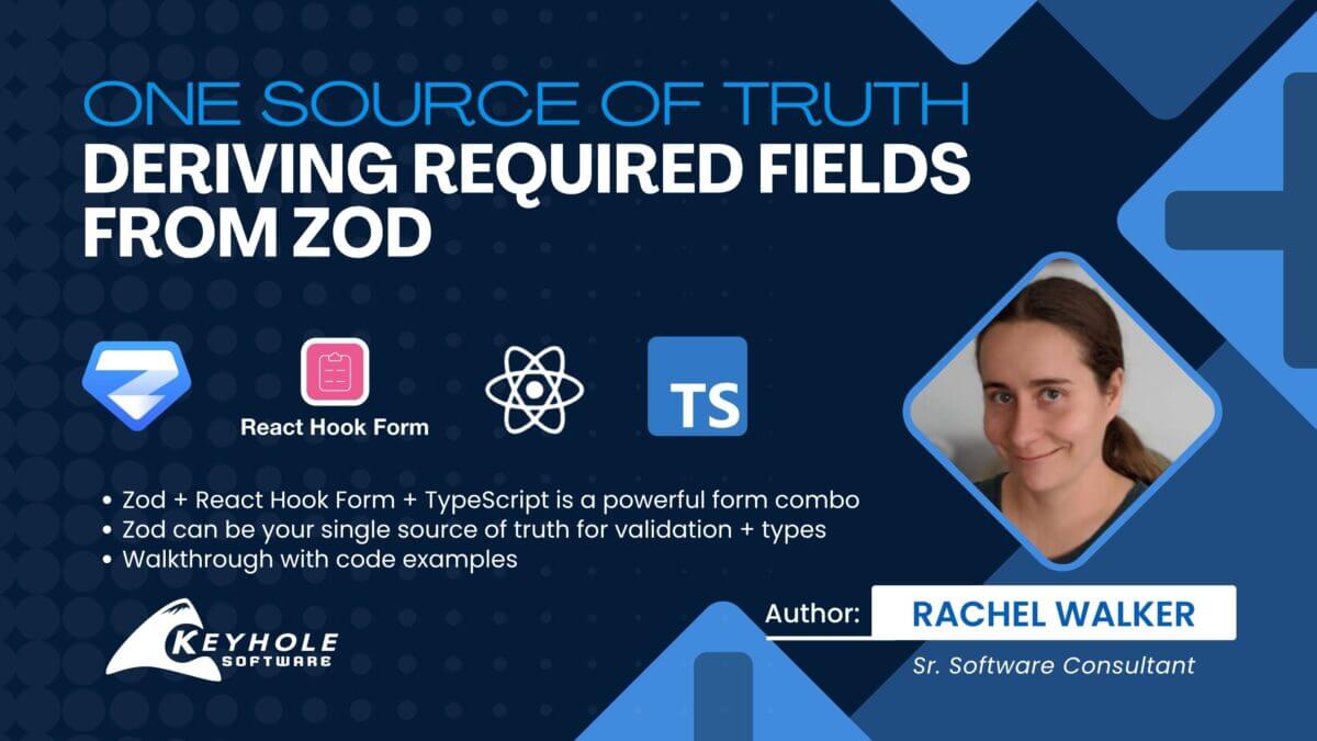 Featured image for “One Source of Truth: Deriving Required Fields from Zod”