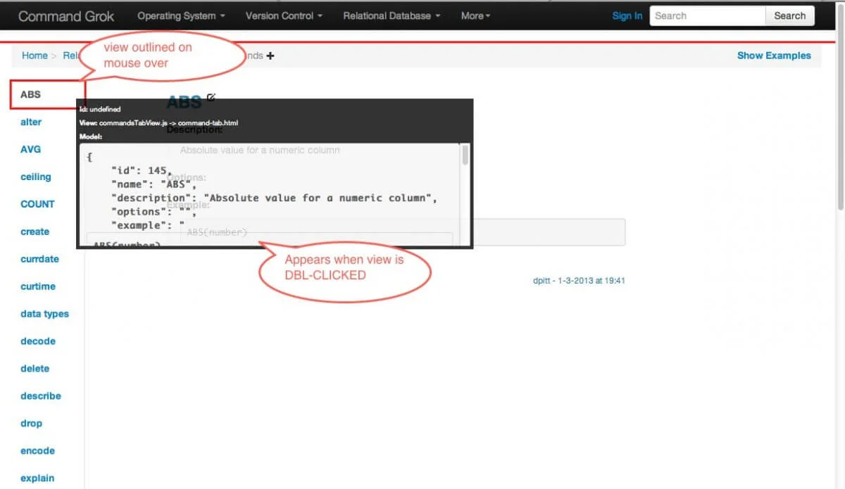 Solution: Visually Inspect Backbone.js View/Templates + Application ...